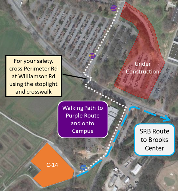 Seneca River Basin Route | Parking and Transportation Services, Clemson